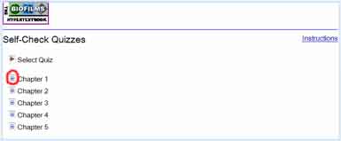 Biofilm Hypertextbook Self-Check Quizzes Instructions